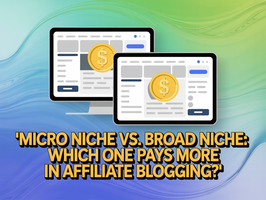 Micro Niche vs. Broad Niche: Which One Pays More in Affiliate Blogging ...